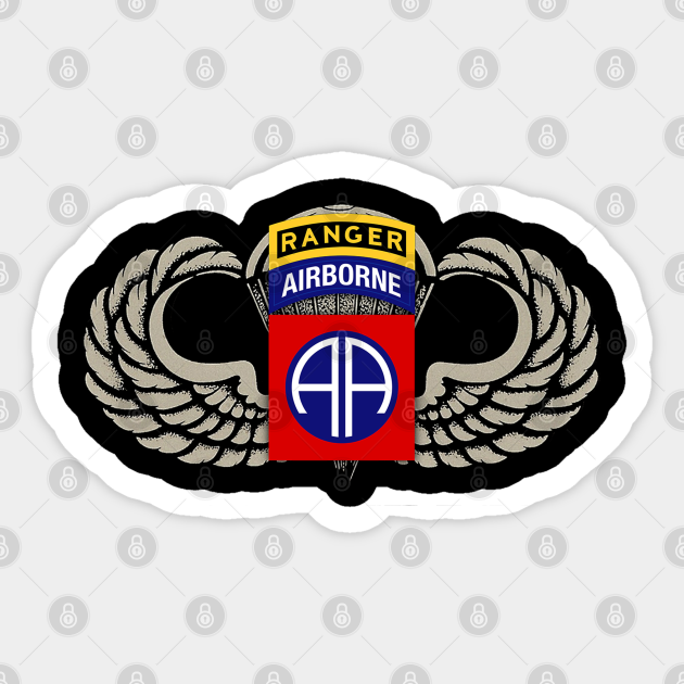 82nd Airborne Division Patch with Ranger Tab - Paratrooper - 82nd Airborne Division Veteran ...